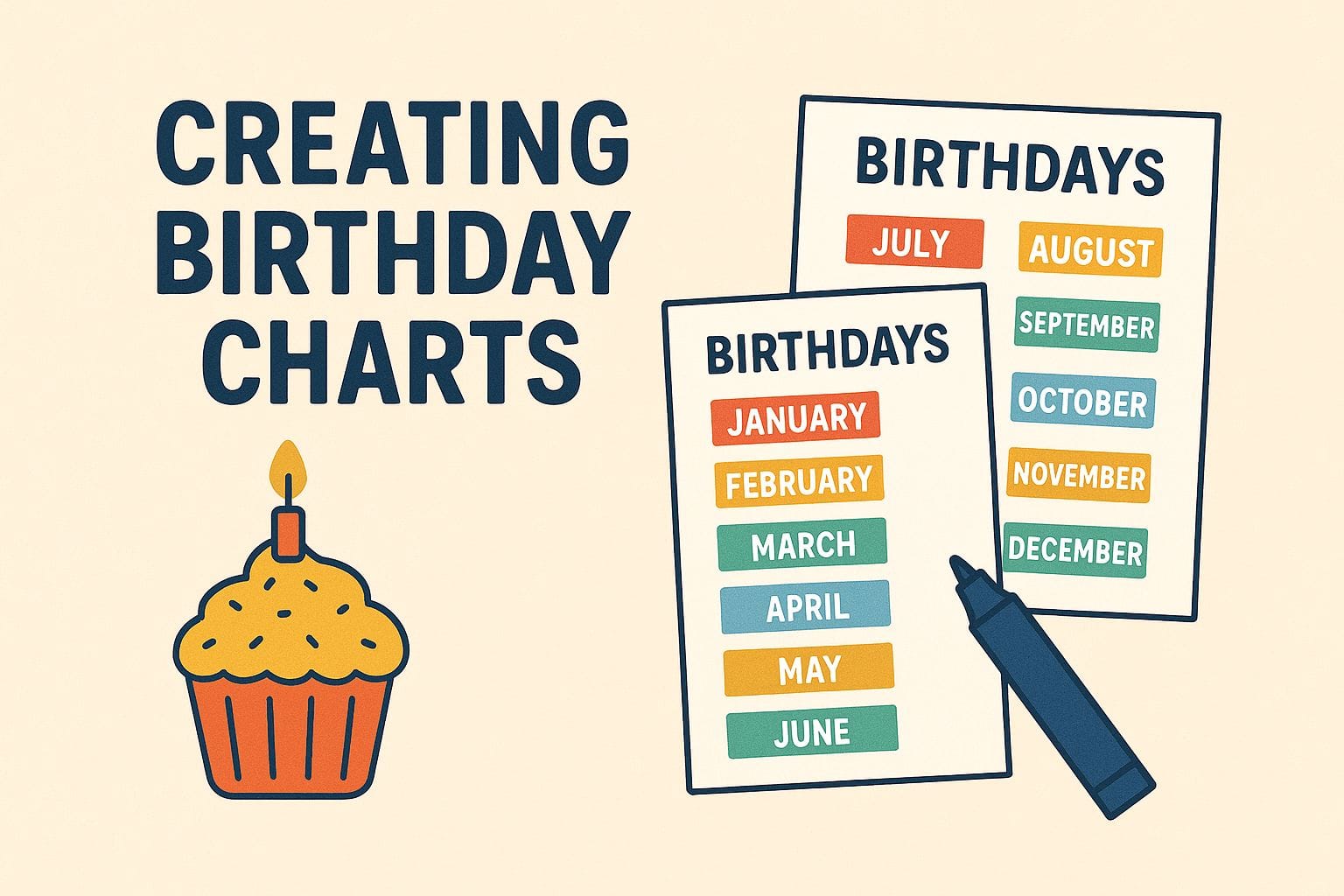 Creative Birthday Chart Ideas for the Classroom